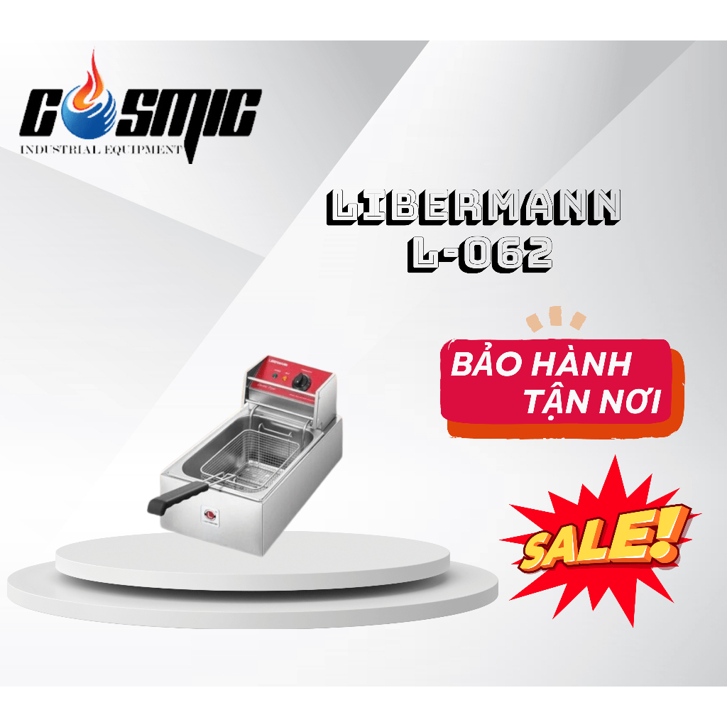 LIBERMANN L-062 BẾP CHIÊN NHÚNG ĐÔI (HỆ THỐNG NGẮT NHIỆT TỰ ĐỘNG ...