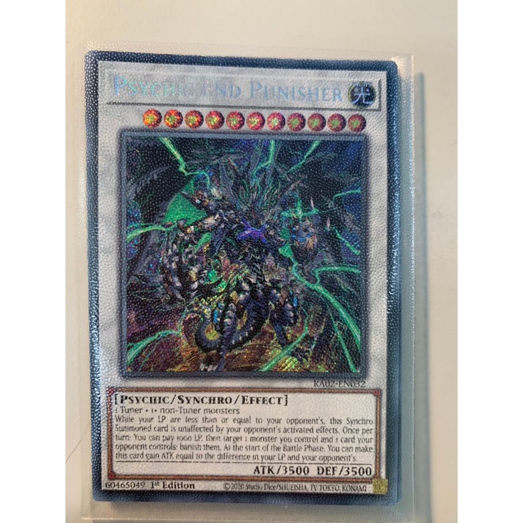 Thẻ bài yugioh chính hãng Psychic End punisher RA02-en032 | Shopee Việt Nam