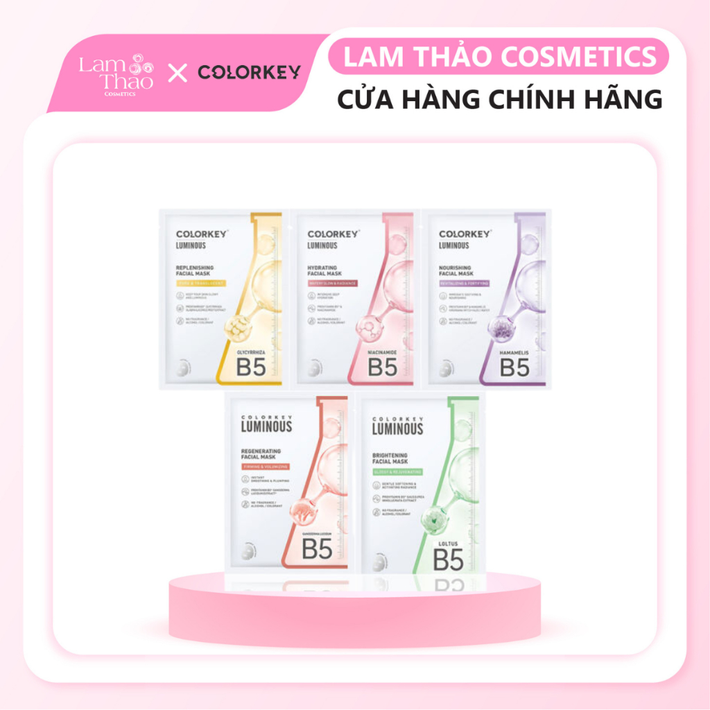 Mặt Nạ Dưỡng Da Colorkey Luminous Facial Mask | Shopee Việt Nam