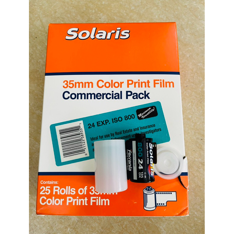 phim chụp ảnh màu SOLARIS 800 24exp date 12/2006 pack 25 rolls film 35mm Phim outdate hết hạn ...