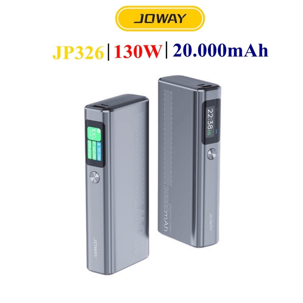 Pin Dự Phòng Joway JP323 Dung Lượng 20000mAh Hỗ Trợ Sạc Nhanh Công Suất ...