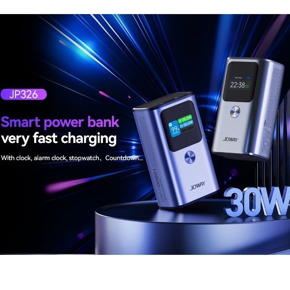 Pin dự phòng JOWAY JP326 10000mAh sạc nhanh 30W nhỏ gọn tích hợp đồng ...