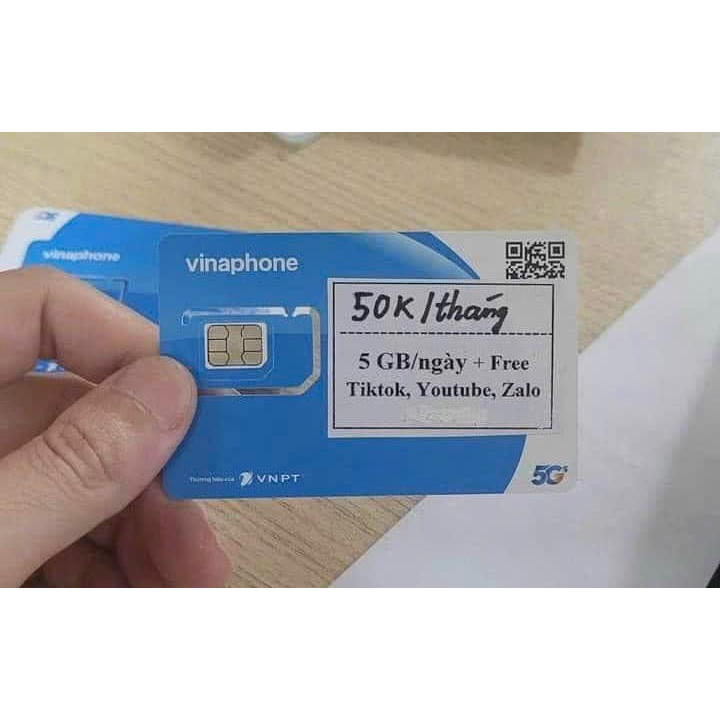 Sim Vina 4G KHÔNG GIỚI HẠN DATA=50k/tháng | Shopee Việt Nam