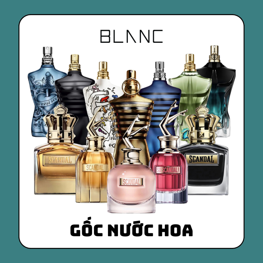 [BLANC] Tổng hợp GỐC nước hoa Jean Paul Gaultier (JPG) 30/100ml - 35/125ml - 35/75ml - 30/150ml ...