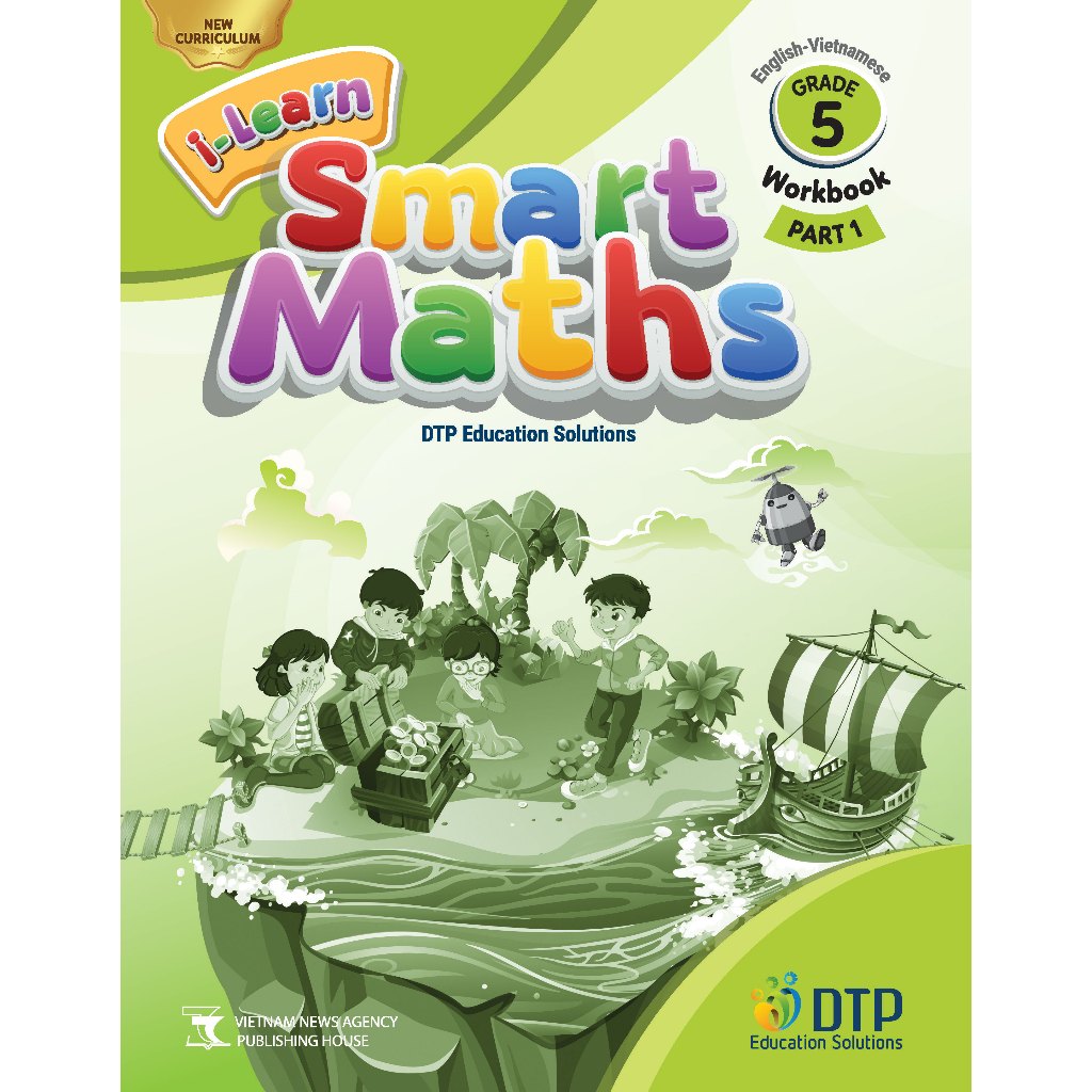 Sách - Dtpbooks - i-Learn Smart Maths Grade 5 Workbook Part 1 (ENG-VN) | Shopee Việt Nam