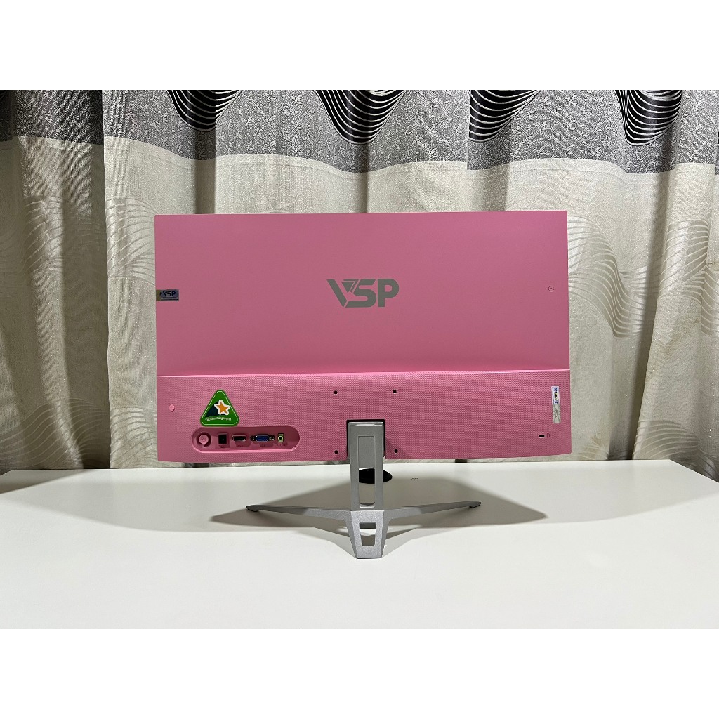 Màn Hình VSP V2408S | 23.8 inch, FHD, IPS, 75Hz, 8ms, Phẳng, Hồng | Shopee Việt Nam