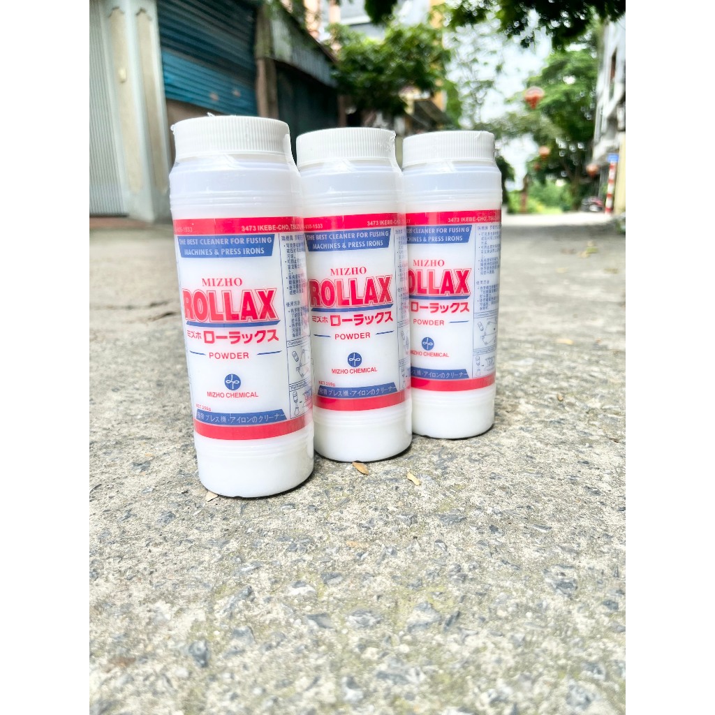 Bột tẩy keo, lau băng tải máy ép mex ROLLAX được sử dụng trong ngành may mặc(1 chai) | Shopee ...