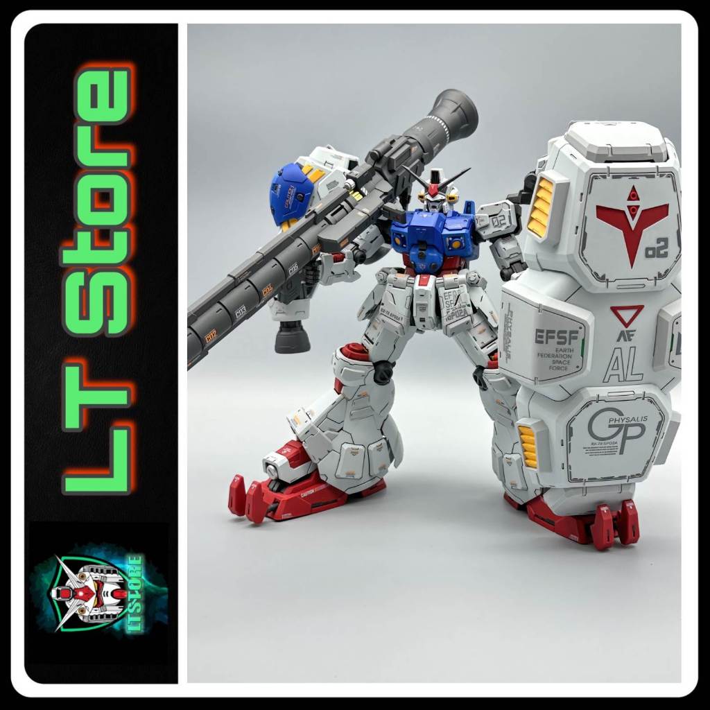 Mô hình lắp ráp MG GP02 Physalis Solomon 1/100 (Tặng kèm led Bazooka, mô tơ xoay, decal nước ...