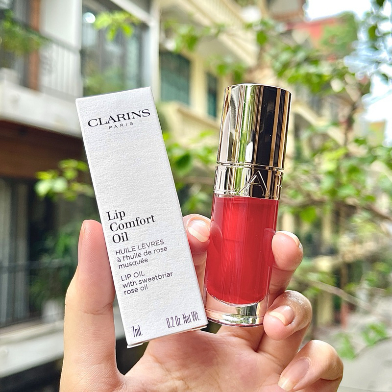 Son dưỡng Clarins Instant Light Lip Comfort Oil 08 - 09 | Shopee Việt Nam