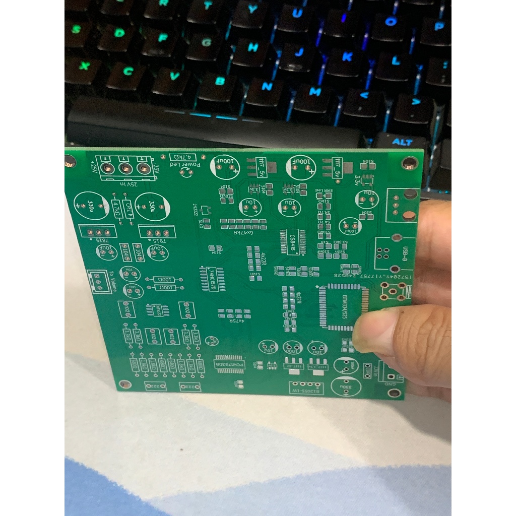 PCB Mạch giải mã DAC PCM1793 hỗ trợ bluetooth USB Optical (chỉ PCB ...
