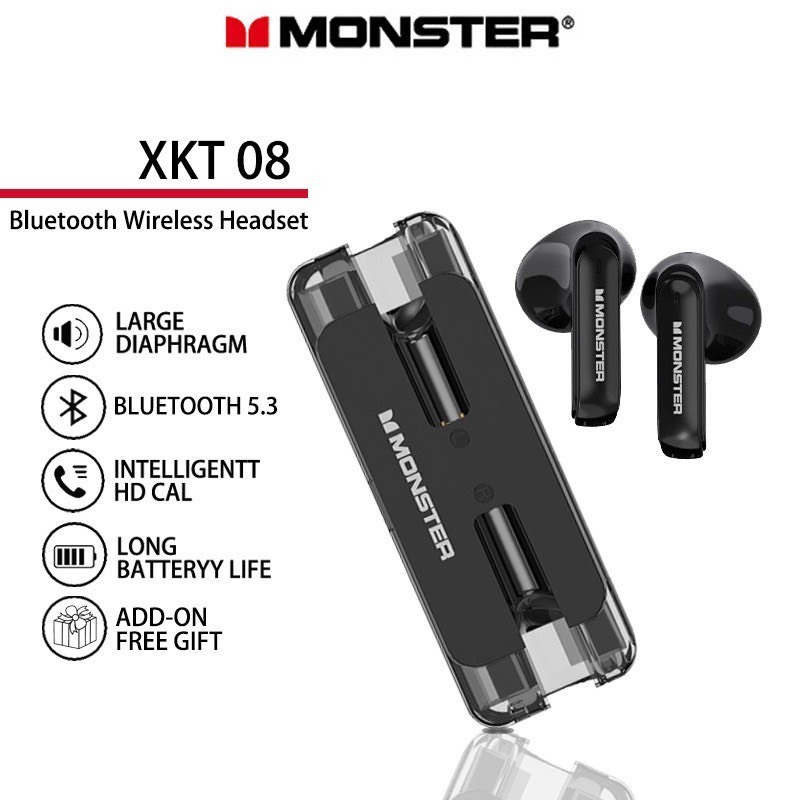 Tai nghe bluetooh MONSTER XKT08 tai nghe không dây true wireless chính ...