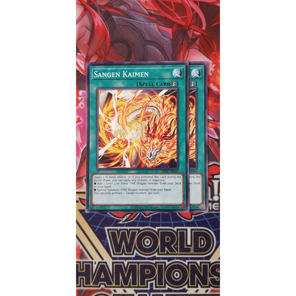 [Biên Hoà Yugioh] thẻ bài LEDE-AE060 Sangen Kaimen (N) | Shopee Việt Nam