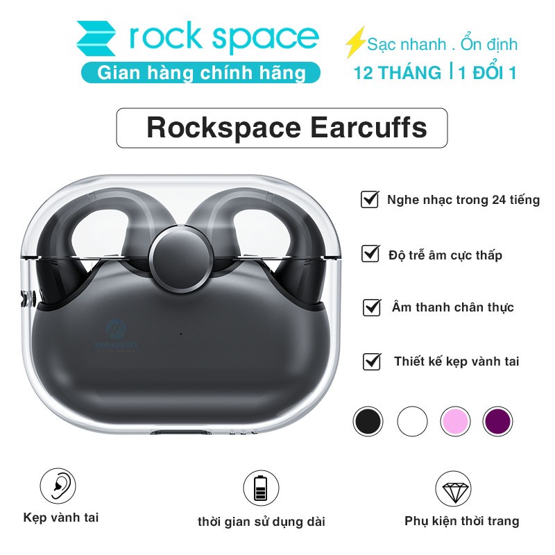 Tai nghe bluetooth không dây kẹp vành tai Rock Sound EarCuffs TWS ...