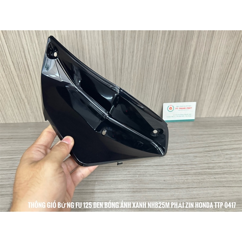 Thông gió bửng Fu 125 Đen Bóng Ánh Xanh NHB25M Phải ( 1 Cái ) | Shopee ...