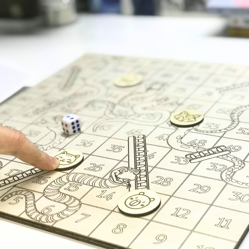 Trò Chơi, Board Game Con Rắn Và Cái Thang, Snake and Ladders, Đồ Chơi ...