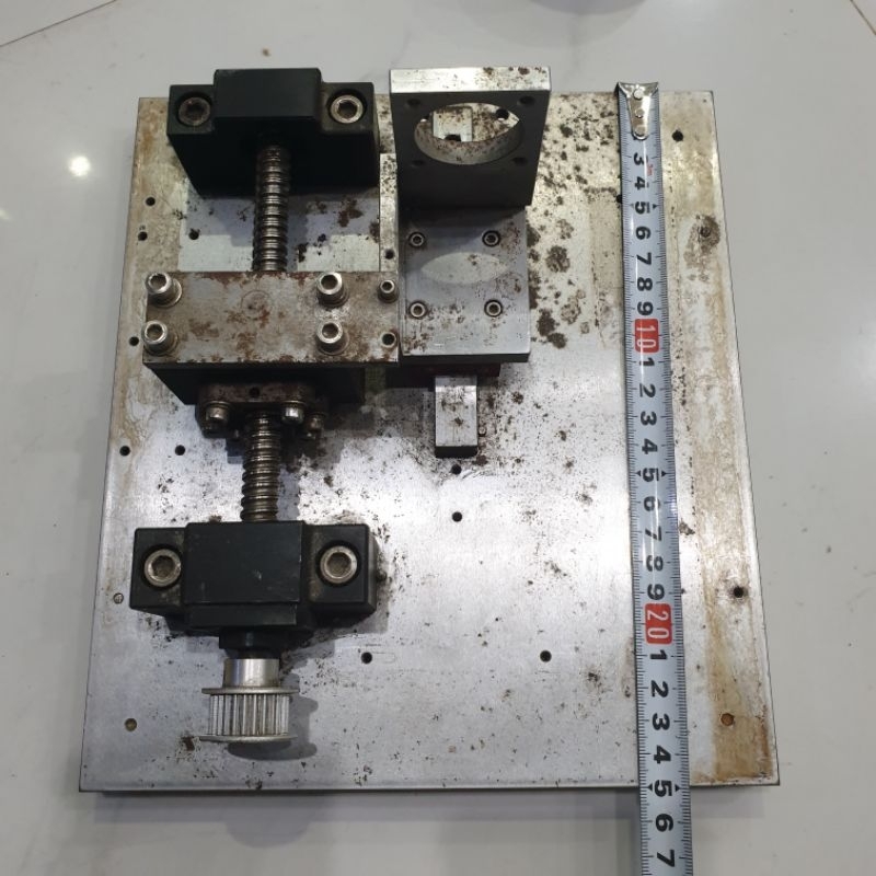 [full thép 6.5kg] bàn trượt 1 trục thép dày 10mm vít me bi phi 1204 ...