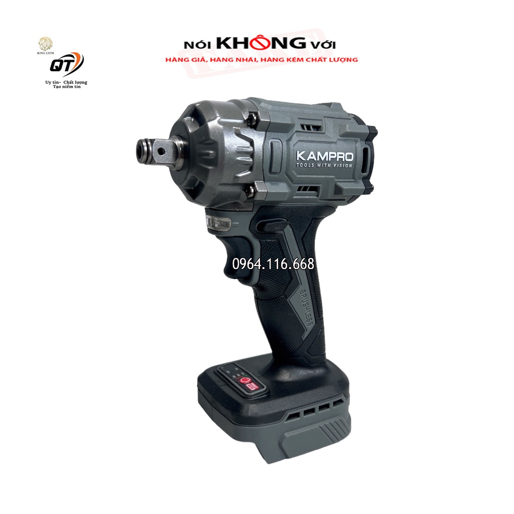 Thân máy siết bulong KAMPRO K-9088 Động cơ Không chổi than, Lực siết ...