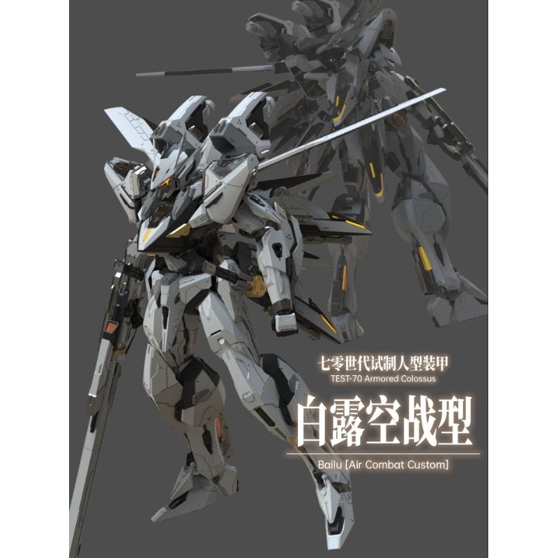 Mô Hình Lắp Ráp MG 1/100 TEST-70 Armored Colossus BAILU | Shopee Việt Nam