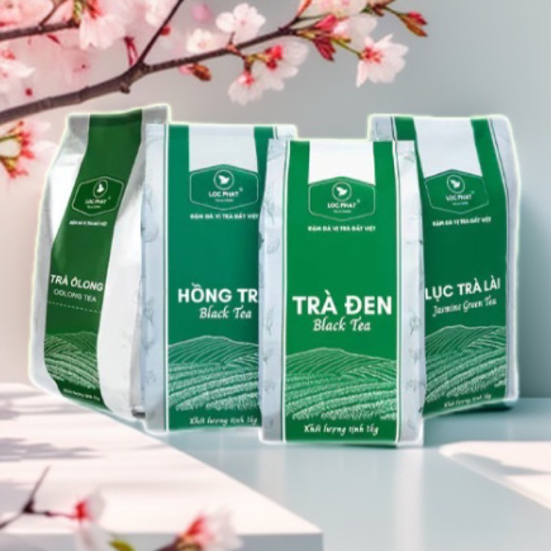 Trà Đen/Lục Trà Lài/Trà Olong/Hồng Trà LỘC PHÁT Pha Trà Sữa Gói (1kg ...