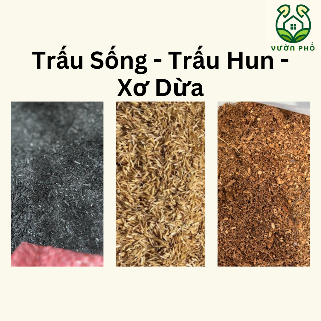 Trấu Sống, Trấu Hun, Xơ Dừa | Fresh Husk, Husk Ash, Coir | Shopee Việt Nam