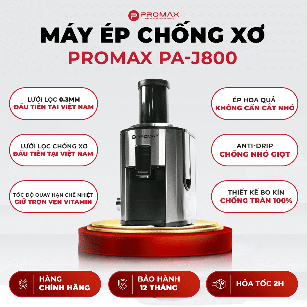 Máy ép nhanh Promax PA-J800, Hàng Chính Hãng, Bảo Hành 12 Tháng ...