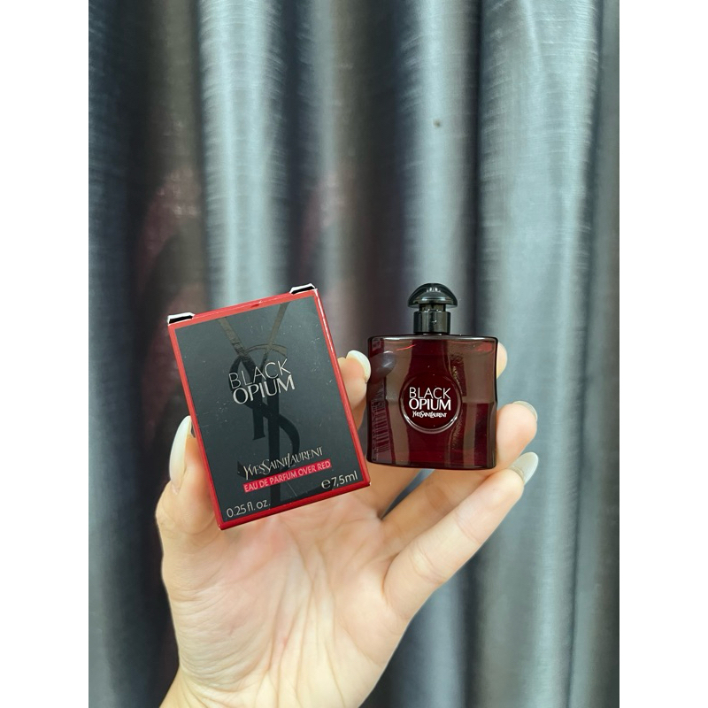 NƯỚC HOA YSL BLACK OPIUM OVER RED MINISIZE 7.5ML FULLBOX | Shopee Việt Nam
