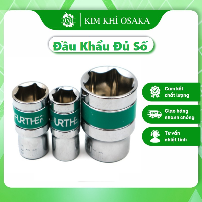Đầu khẩu vặn ốc 1/2 Go-Futher hàng chính hãng làm bằng thép CRV siêu ...