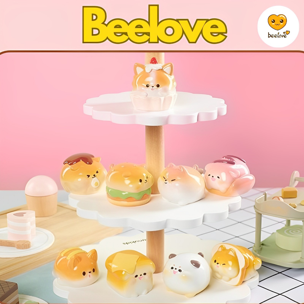 Mô hình hộp mù Blind box Chó Shiba Inu Sandwich Bánh mì - Decor trang ...