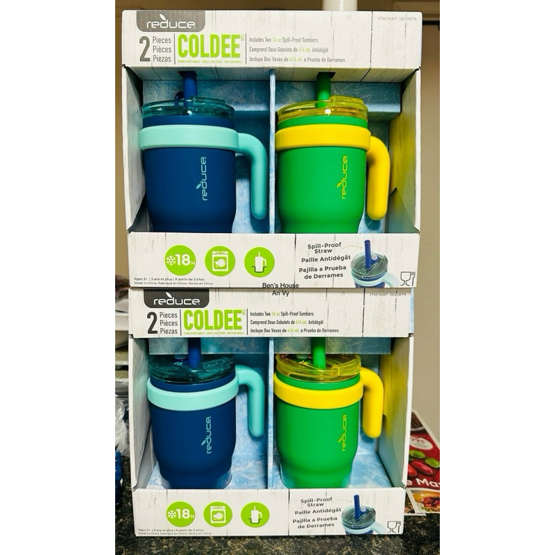Set 02 Ly Reduce Coldee 414ml giữ lạnh 18h có tay cầm | Shopee Việt Nam