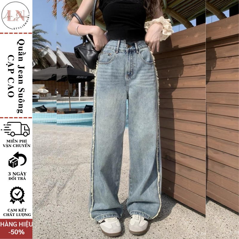 Quần Jean Hiphop Rách Gối Ống Rộng phong cách Retro Cá Tính Âu Mỹ (Nhiều Mẫu, Có Bigsize ...