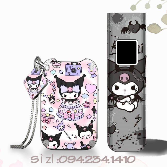 Miếng dán Rill x skin Kuromi cực cute cho Điện thoại, Xlim pro se v1 v2 ...