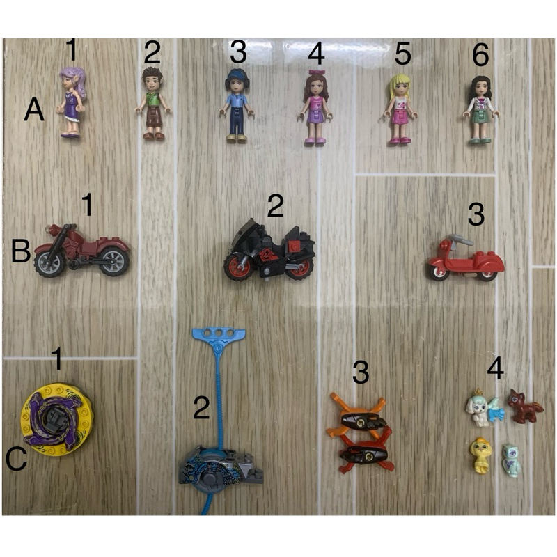 lego minifigures nhân vật friend và xe cộ, chima, con quay ninjago hàng ...