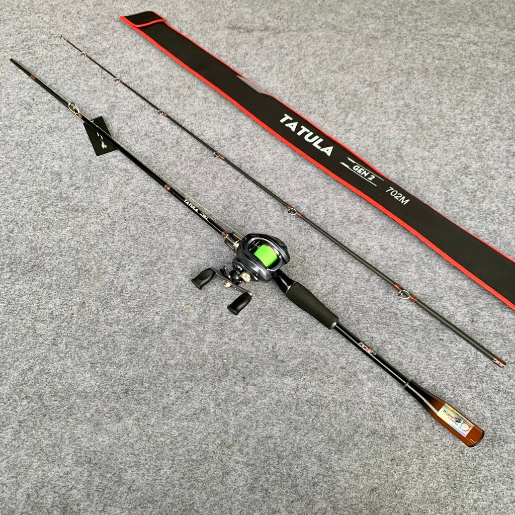 [combo lure ngang] cần Monster Tatula Gen 2 dài 2m1 - máy ngang Orca ...