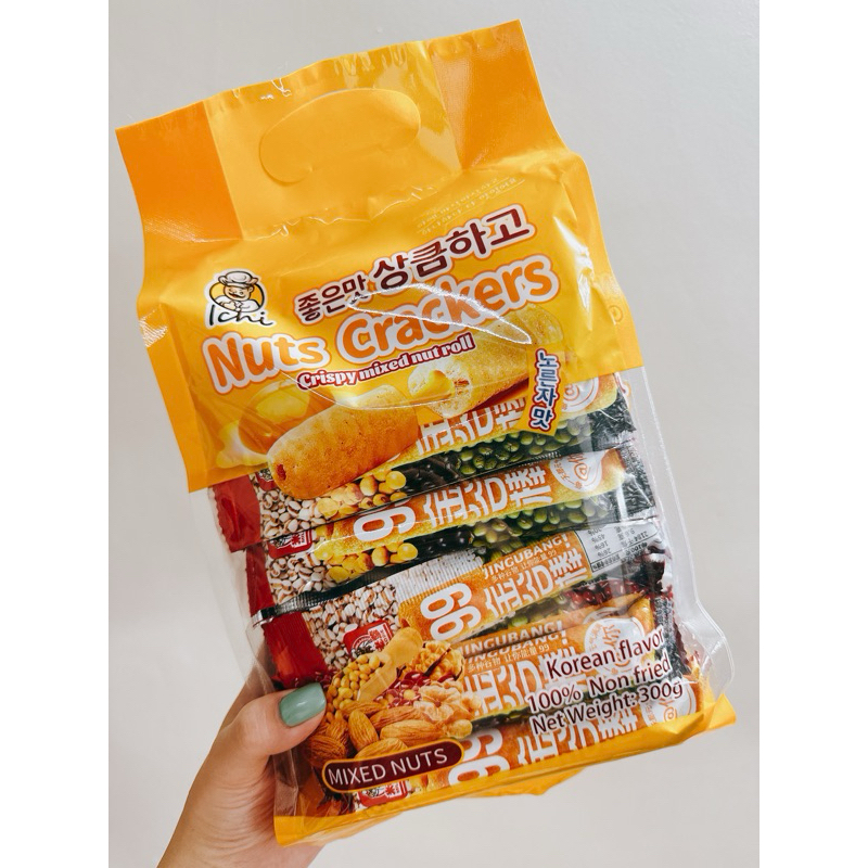 BÁNH NGŨ CỐC ICHI NUTS CRACKERS CRISPY MIXED NUT ROLL 300G | Shopee ...