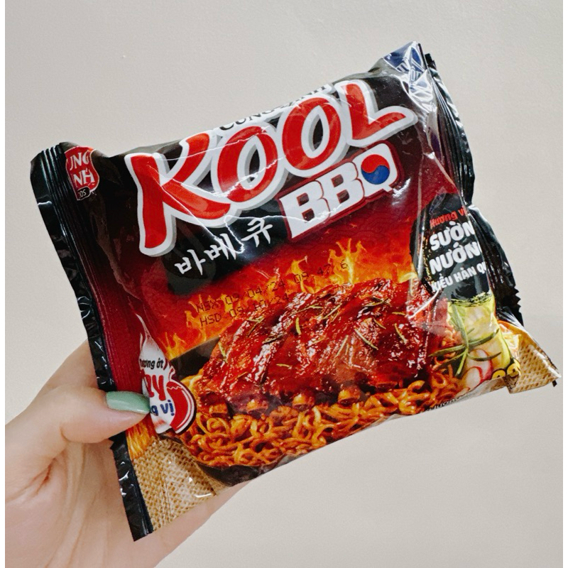 MÌ TRỘN KOOL BBQ SƯỜN NƯỚNG KIỂU HÀN QUỐC GÓI 99G | Shopee Việt Nam