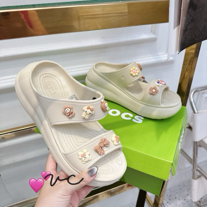dép croc cao 7cm | Shopee Việt Nam