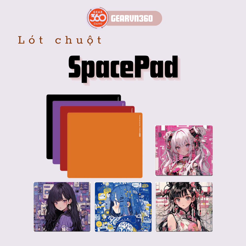 Lót chuột Gaming SpacePad - Bề mặt cao su cao cấp chống trơn trượt ...