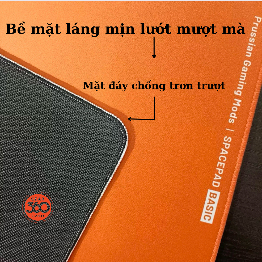 Lót chuột Gaming SpacePad - Bề mặt cao su cao cấp chống trơn trượt ...