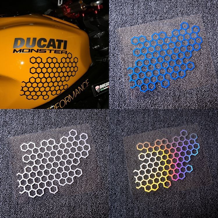 Decal dán trang trí xe hình tổ ông MÀU TRẮNG | Shopee Việt Nam