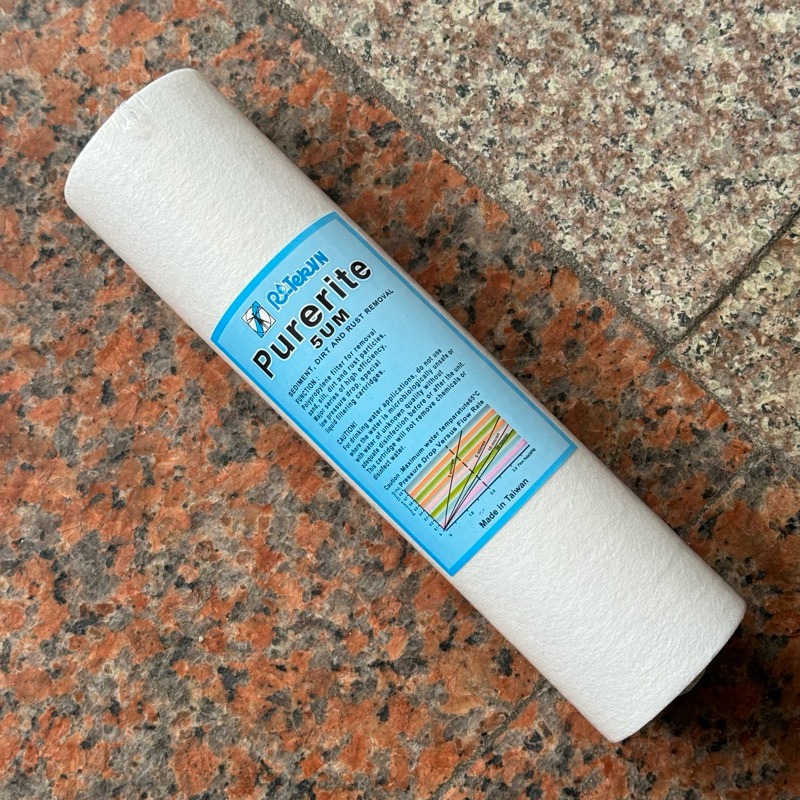 Lõi Lọc Số 1 PP 5 Micron 10 Inch Purerite Taiwan Thay Được Cho Mọi Dòng ...