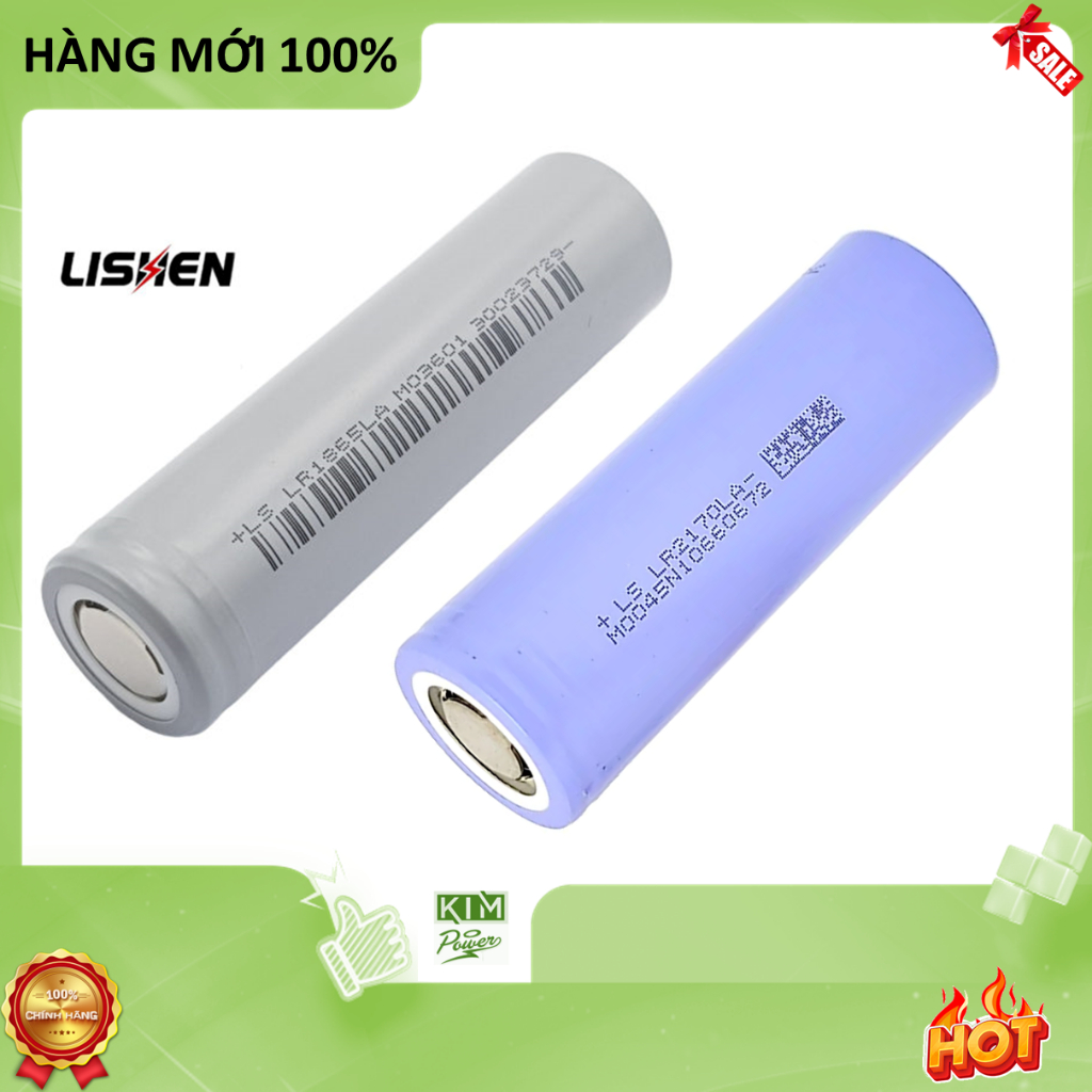 Cell Pin Lishen 18650-21700 xả 20A - 40A chính hãng | Shopee Việt Nam