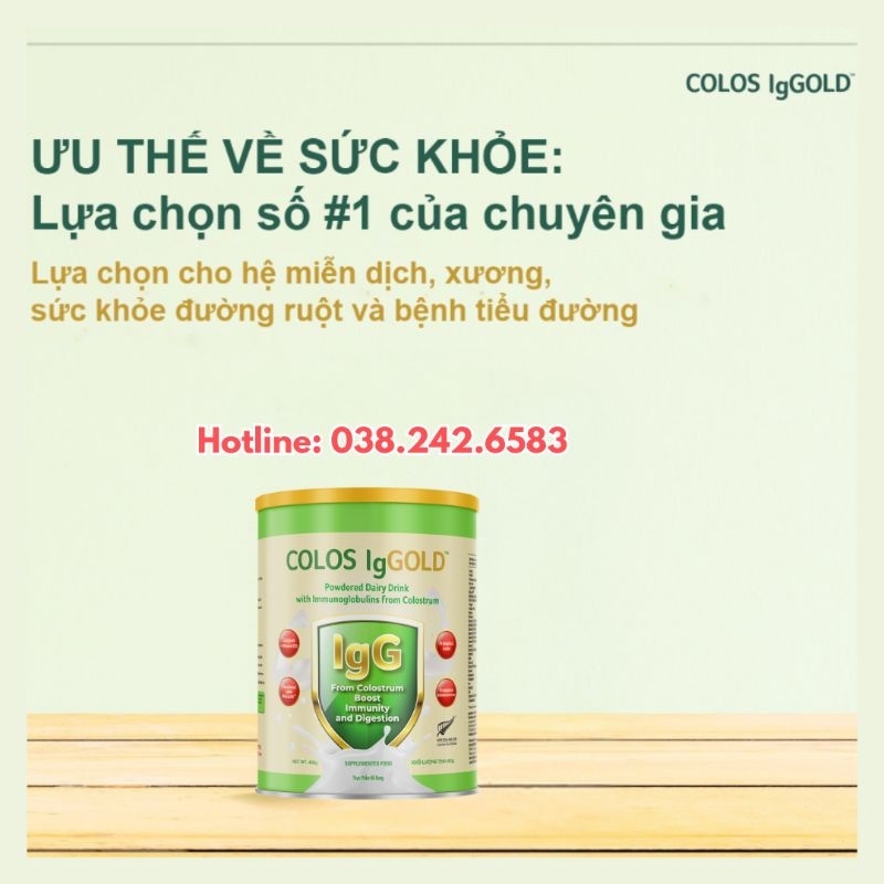 [ Chính Hãng - tặng lắc pha 20k ] Sữa COLOS IgGOLD của Care For - New ...