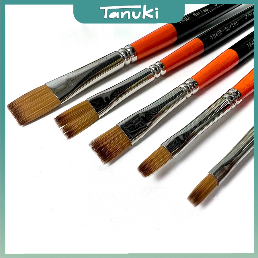[TANUKI ART] Cọ Happy đầu dẹt nhiều size | Shopee Việt Nam