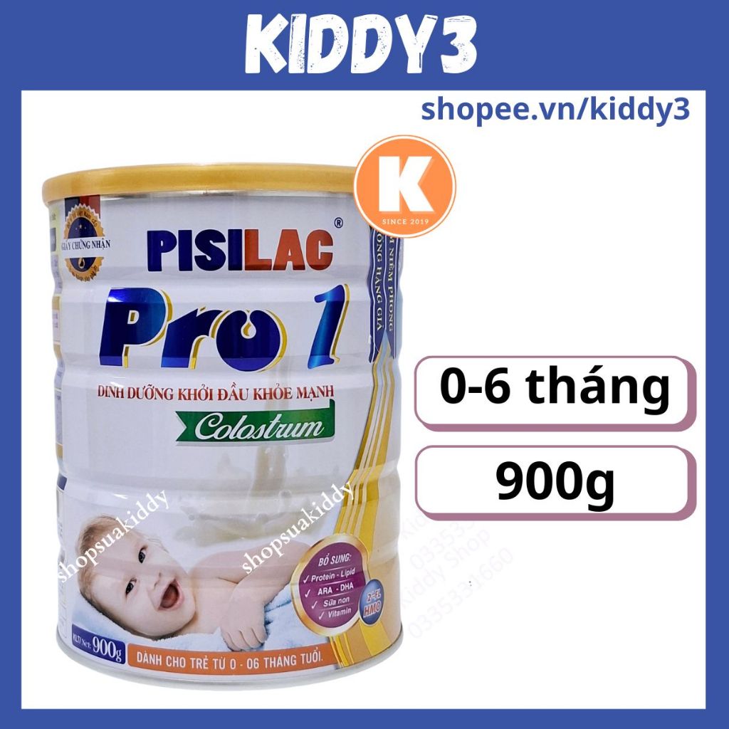 Sữa non Pisilac Pro 1 Colostrum 900g dành cho bé 0-6 tháng | Shopee ...