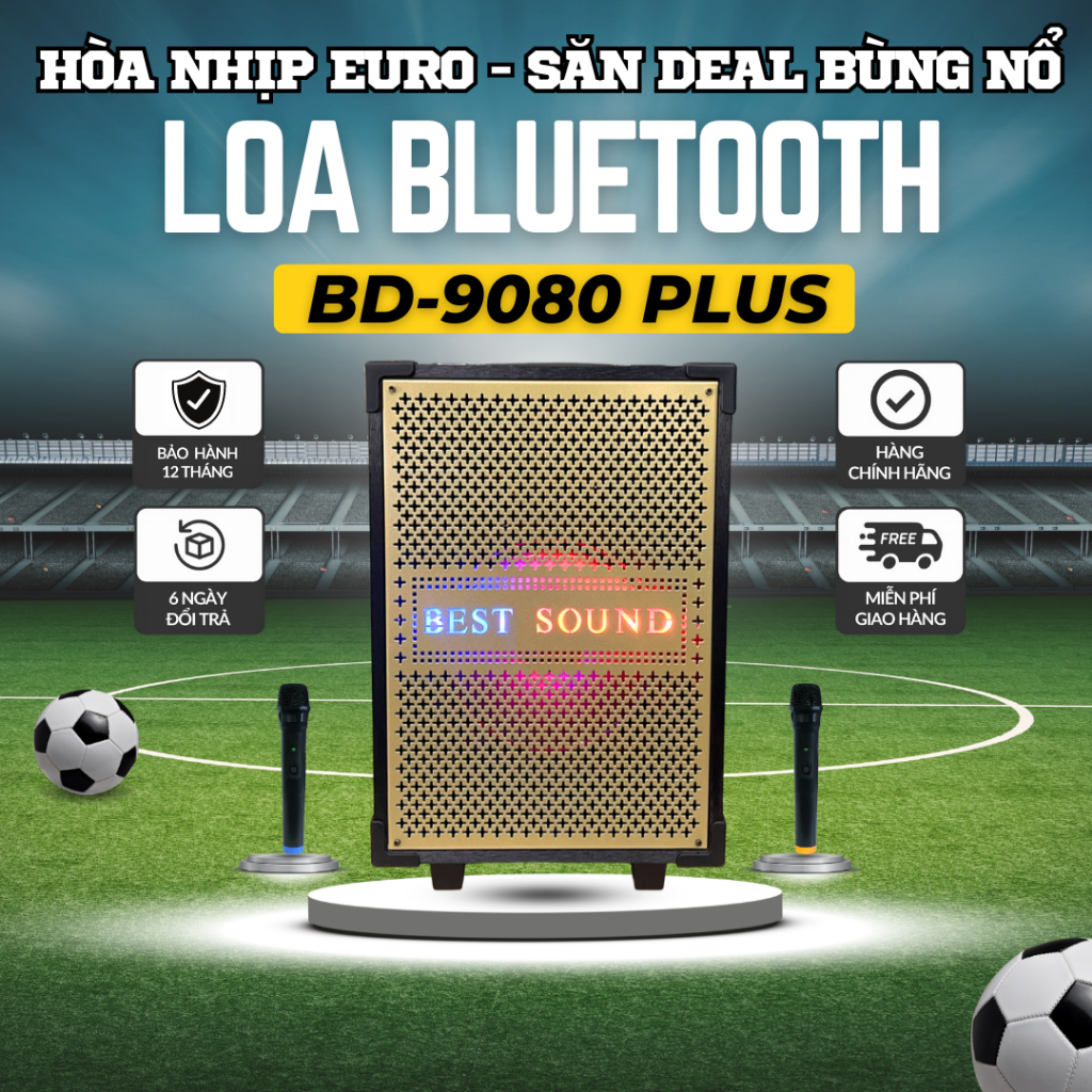 Loa Kéo Xách Tay Hàng Chính Hãng BD-9080 Plus,BD-8001 Công suất 100W, Loa Karaoke Geid-G Bass ...