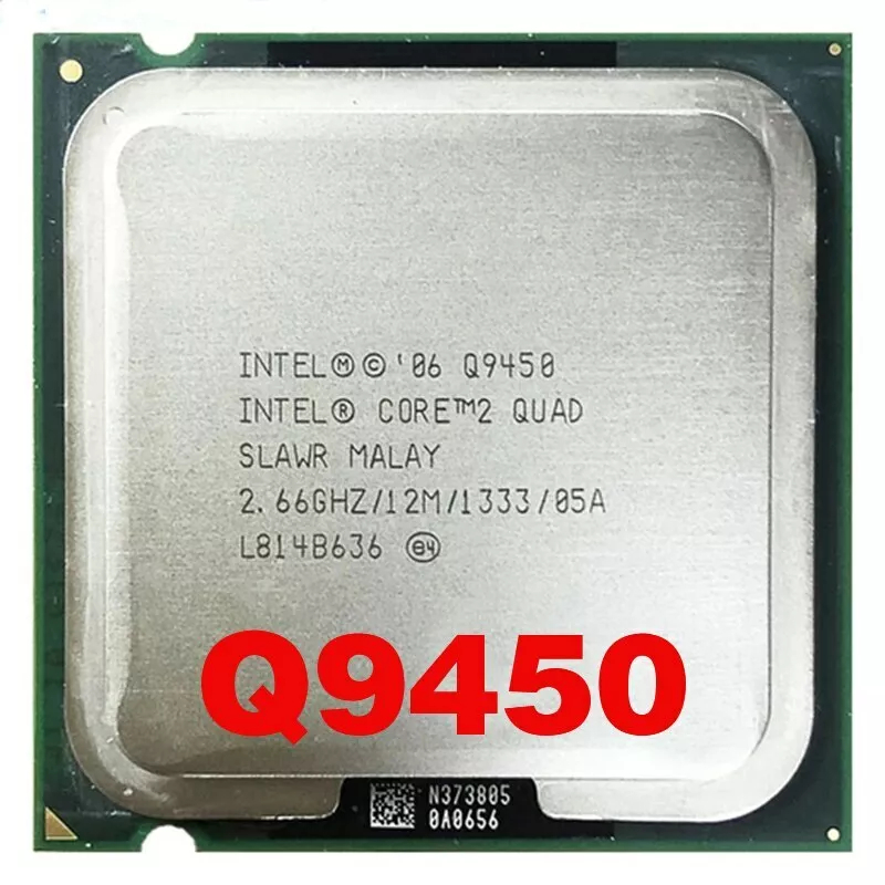 CPU Intel SK 775 Core 2 Quad Q9650 ,Q9550, Q9500, Q9400, Q8400, Q8300, Q6600, E8400, E8500, 8600 ...