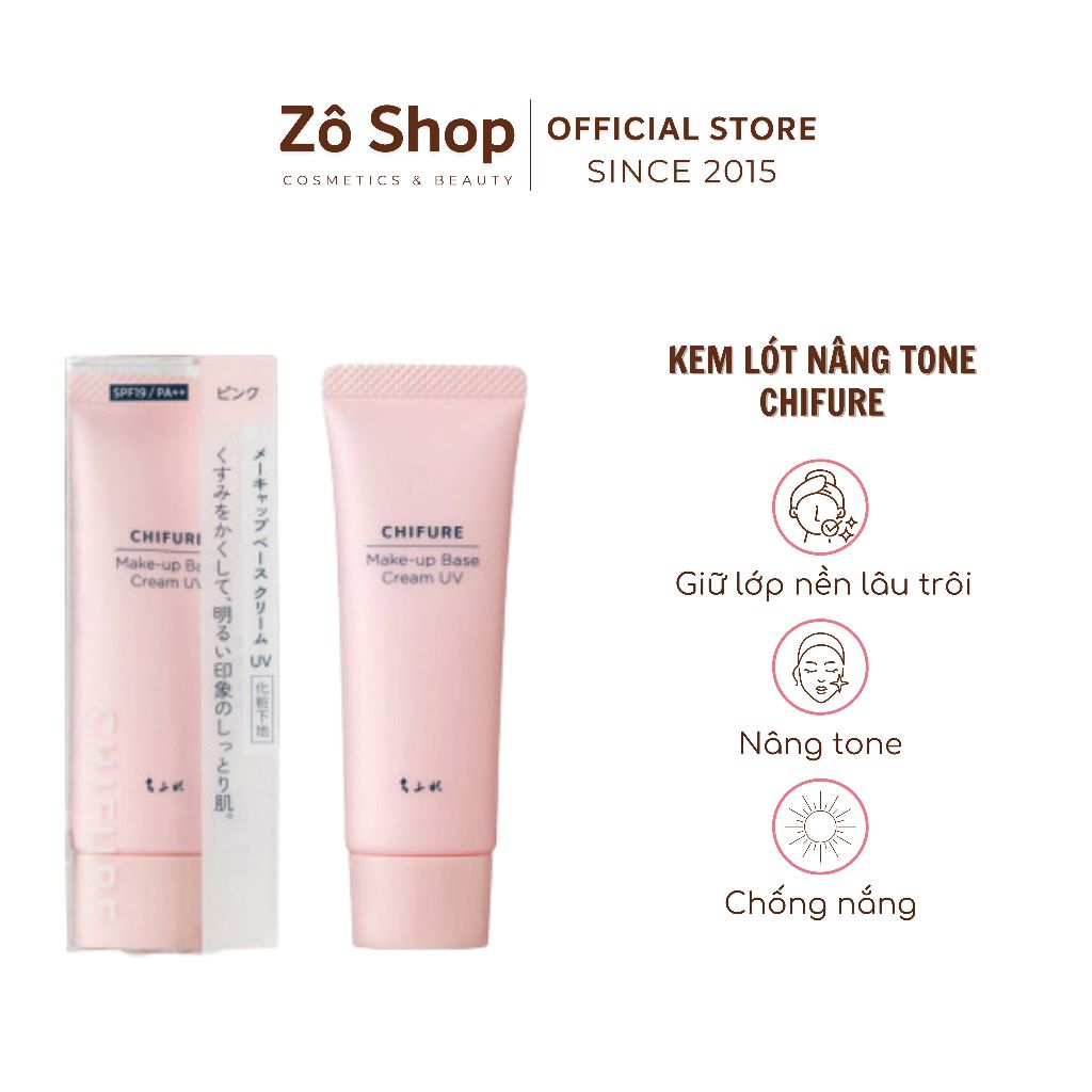 Kem lót nâng tone trắng hồng Chifure Makeup Base Cream UV 30g | Shopee Việt Nam
