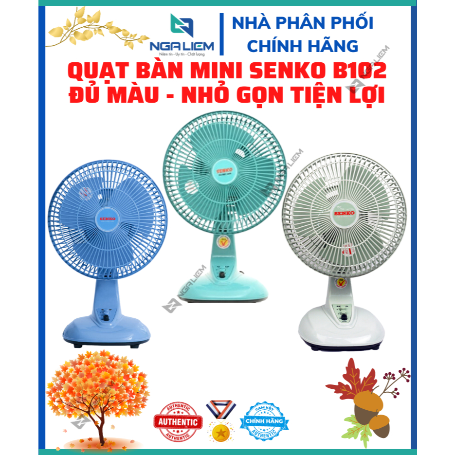 Quạt Bàn Mini Senko B102 Đủ Màu - Nhỏ Gọn Tiện Lợi [Hàng Chính Hãng ...