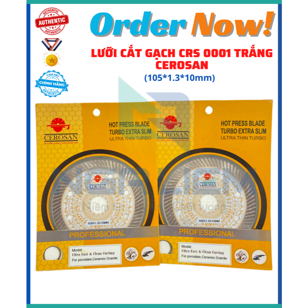 Lưỡi Cắt Gạch CRS 0001 (105*1.3*10mm) Trắng Cerosan – [Chính Hãng] | Shopee Việt Nam