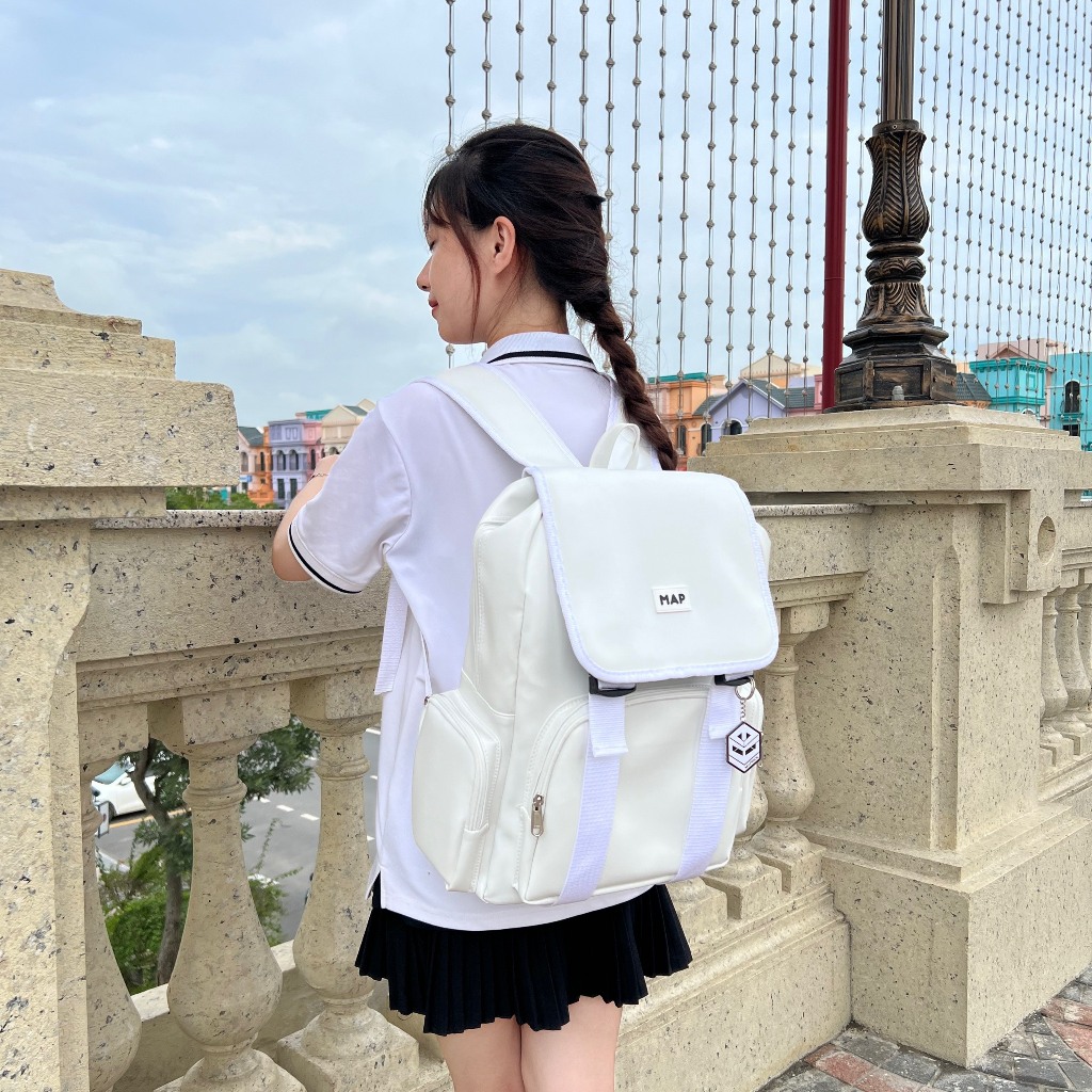 [Ảnh thật] Balo da PU hàng cao cấp Balo D-NAP chống nước thời trang nam ...